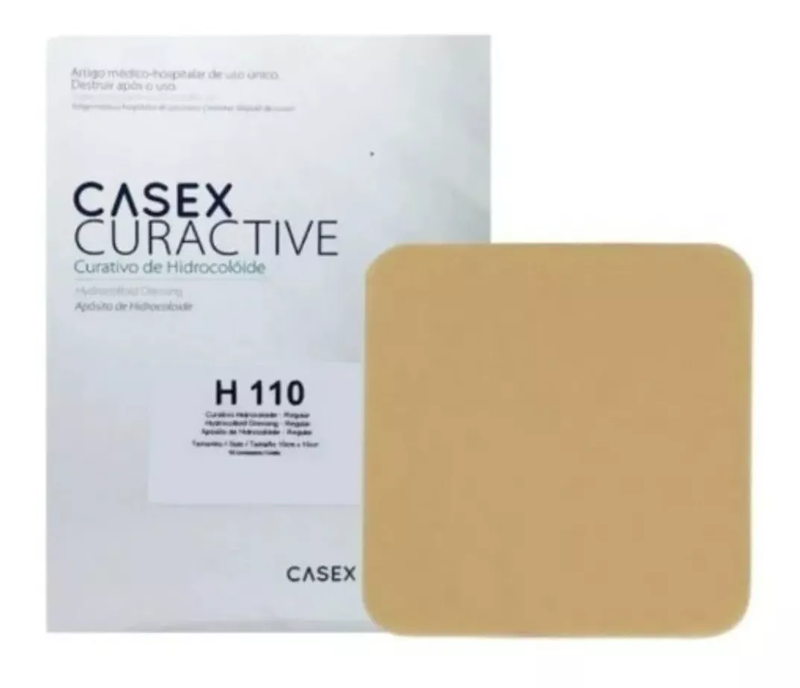 Curativo Hidrocoloide Regular 10x10 Casex - Tratamento eficaz para ...