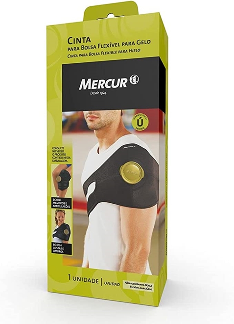 Cinta Para Bolsa De Gelo Flex Costas/Ombros Mercur:Alívio e conforto para costas e ombrosAl