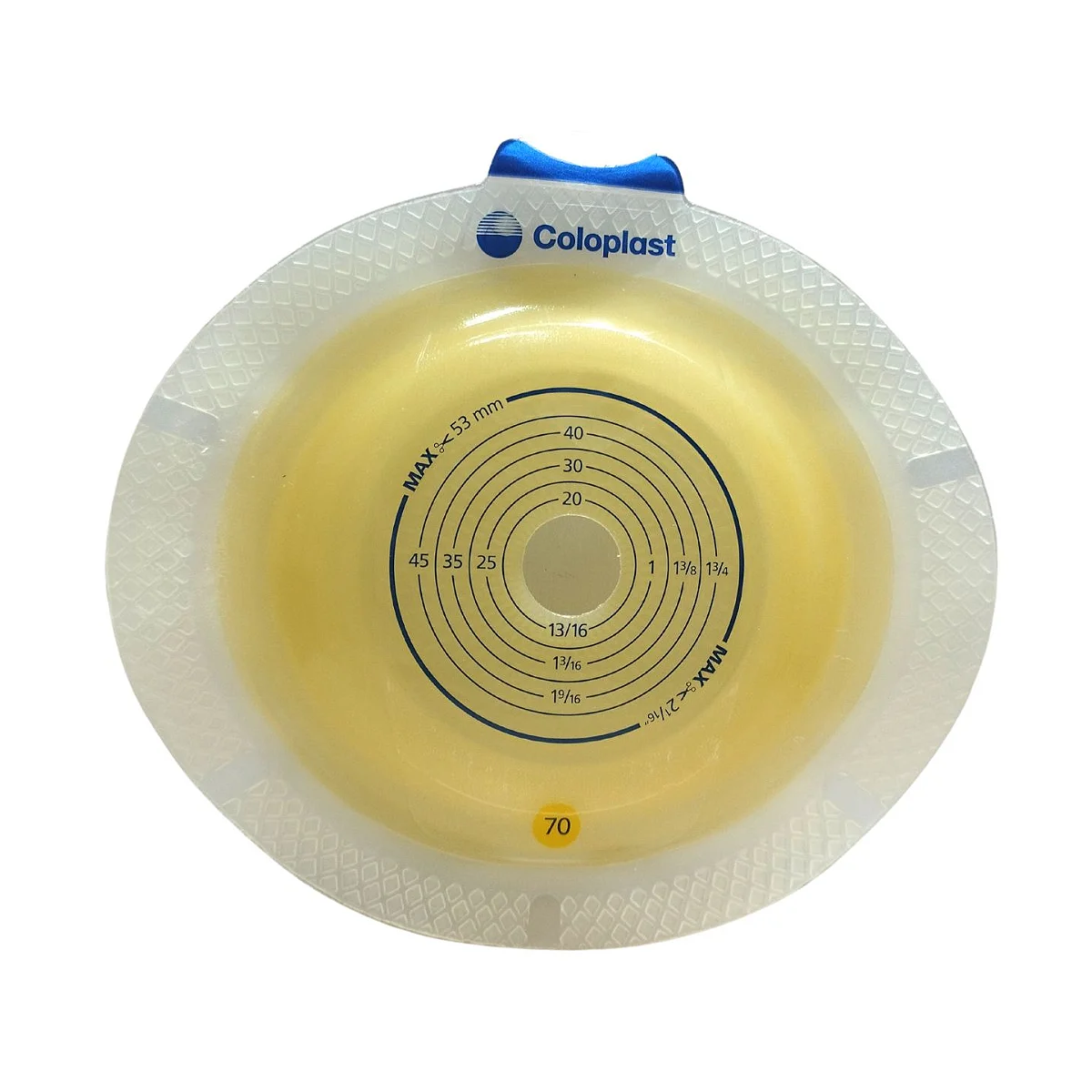 Placa De Colostomia Sensura Xpro 50mm Coloplast em Oferta