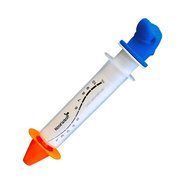 Seringa Para Lavagem Nasal 10ml Tubarão Nosewash - Alivie sintomas