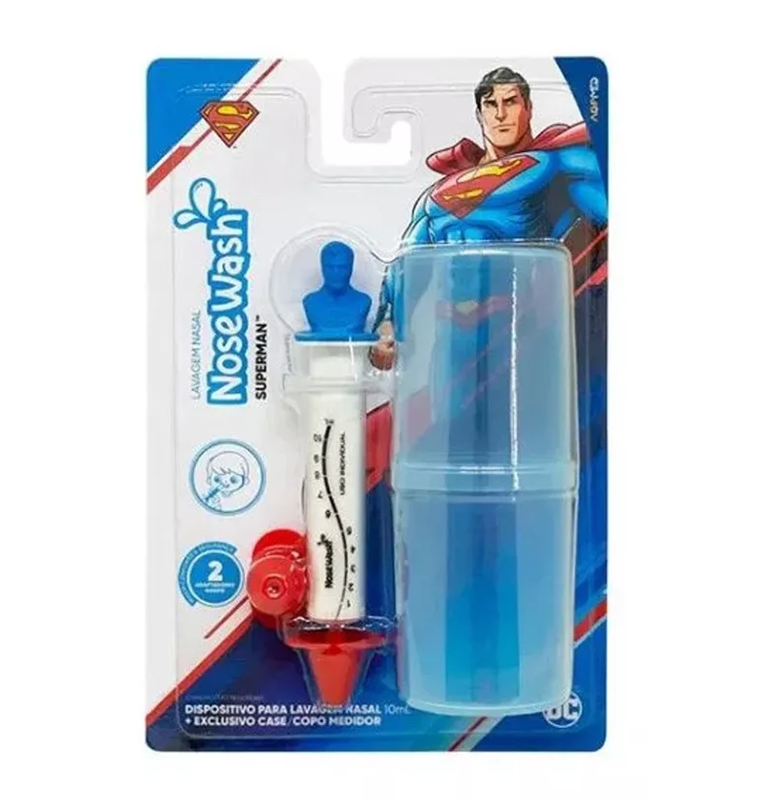 Seringa Para Lavagem Nasal 10ml Superman Nosewash - descongestione o ...
