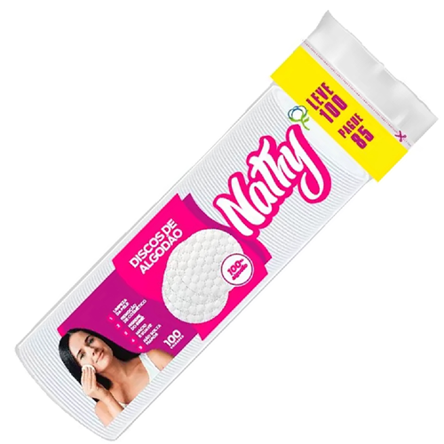 Disco de Algodão - 100 Unidades - Nathy Compre Online!