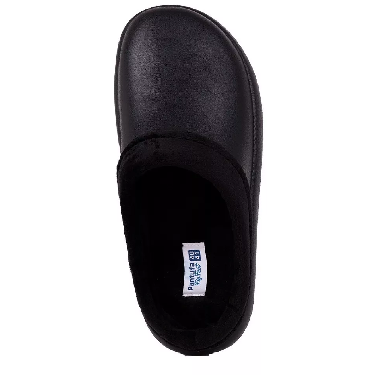 Pantufa Ortopédica Viscoelástica Preto 40/41 Ortho Pauher é na Sinete