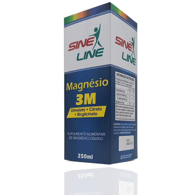 Magnésio 3M Líquido Sineline: Suplemento mineral de fácil absorção