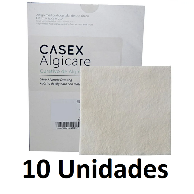 Caixa 10 Unidades - Curativo com Alginato de Cálcio Algicare A1010 ...