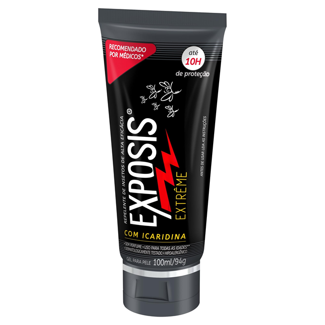 Repelente Exposis Extreme Gel 100ml: O repelente mais eficaz contra ...