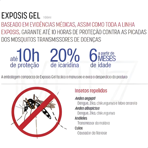 Repelente Exposis Extreme Gel 100ml: O repelente mais eficaz contra ...