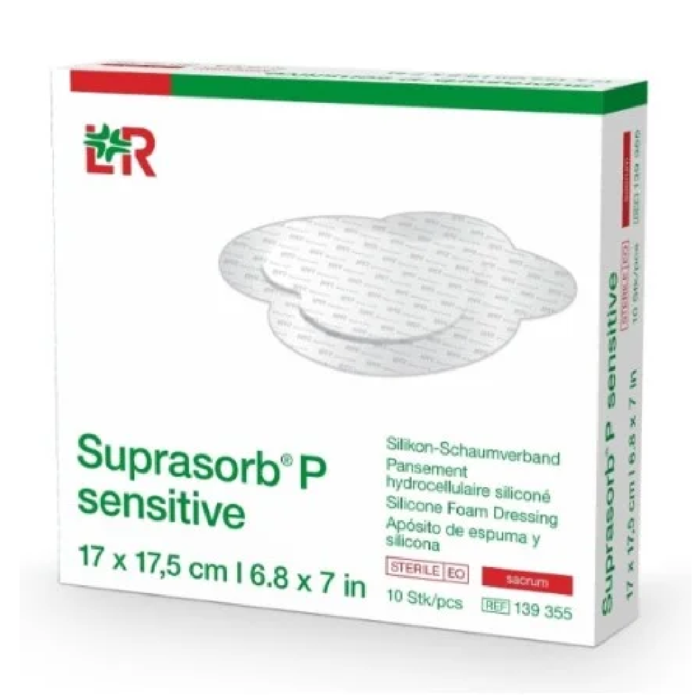 SUPRASORB P SENSITIVE SACRUM 17X17,5CM L&R