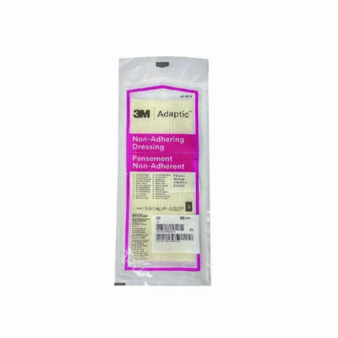 Curativo Adaptic 7,6 x 20,3cm Não Aderente Systagenix 3M - Proteção ...