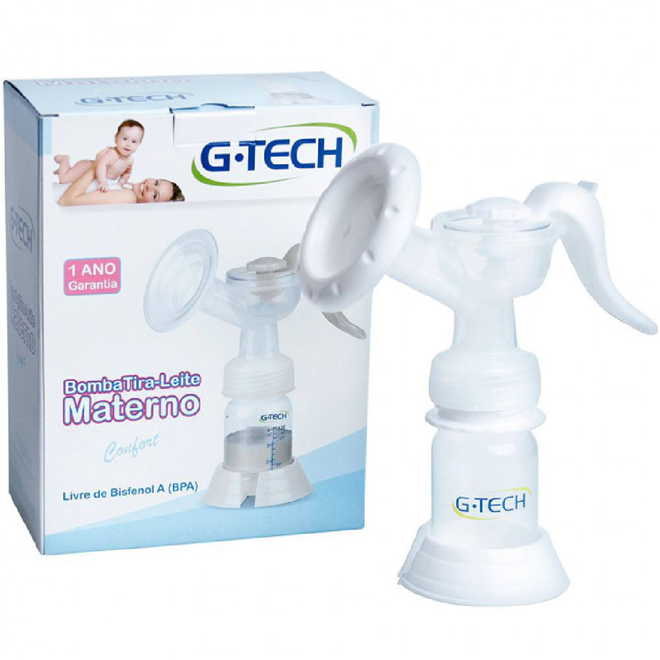 Bomba Extratora de Leite Manual G-Tech Confira na Sinete